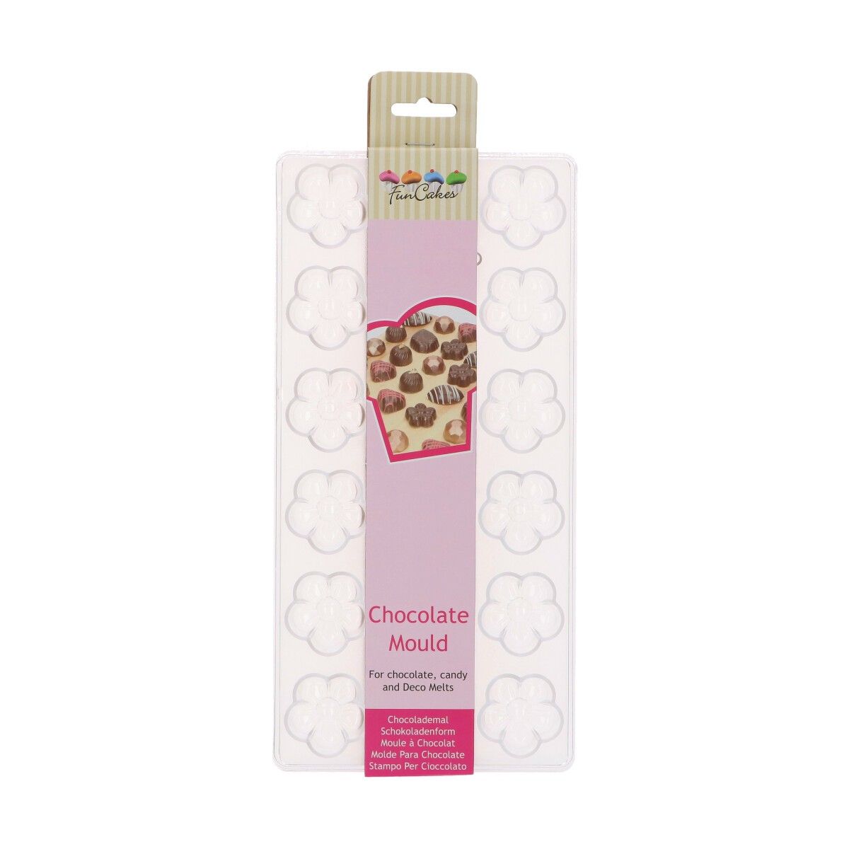 Pralinform chokladform Blomma | Tårtverket
